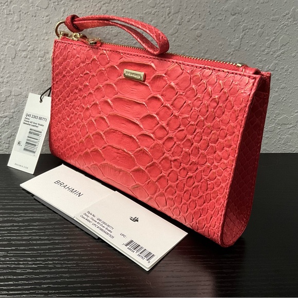 Brahmin | Bags | Brahmin Daisy Flame All Over Snake Genuine Leather Nwt ...